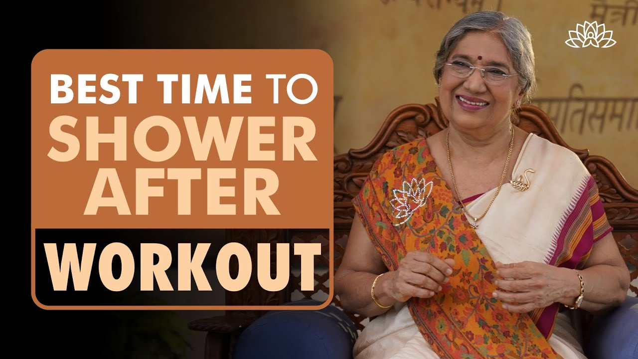 Healthy Tips | How soon should one take shower after workouts? | Dr. Hansaji Yogendra