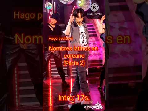Nombres latinos en coreano (Parte 2)