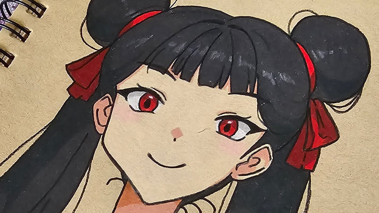 Drawing Meiling Li from Cardcaptor Sakura
