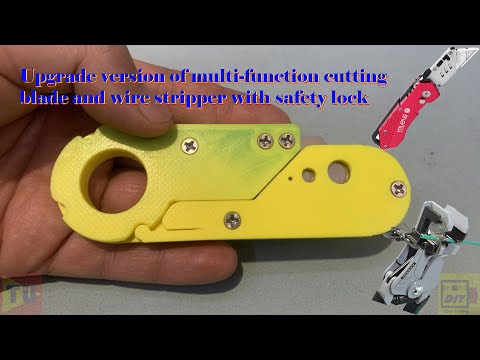 🦺 Upgrade version of multi-function cutting blade and wire stripper ...