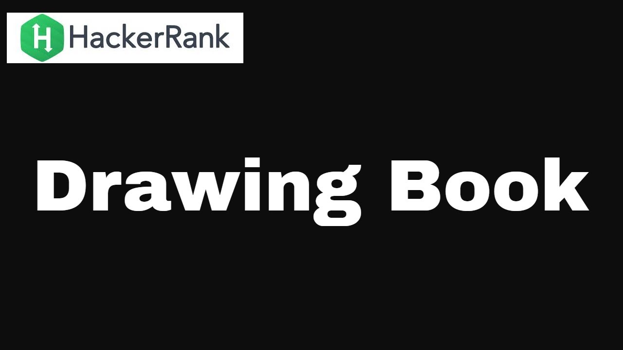 Hackerrank: Drawing Book