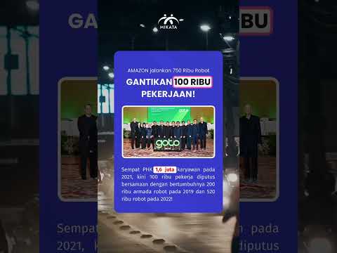 Amazon otomatisasi pekerjaan dengan 750 ribu robot, gantikan 100 ribu pekerja #amazon #phk #robot