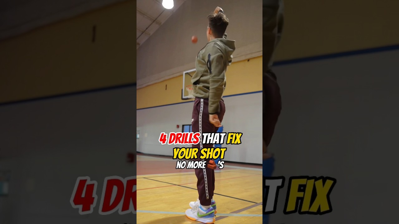 4 SHOOTING DRILLS THAT WILL FIX YOUR JUMPSHOT #basketballtraining