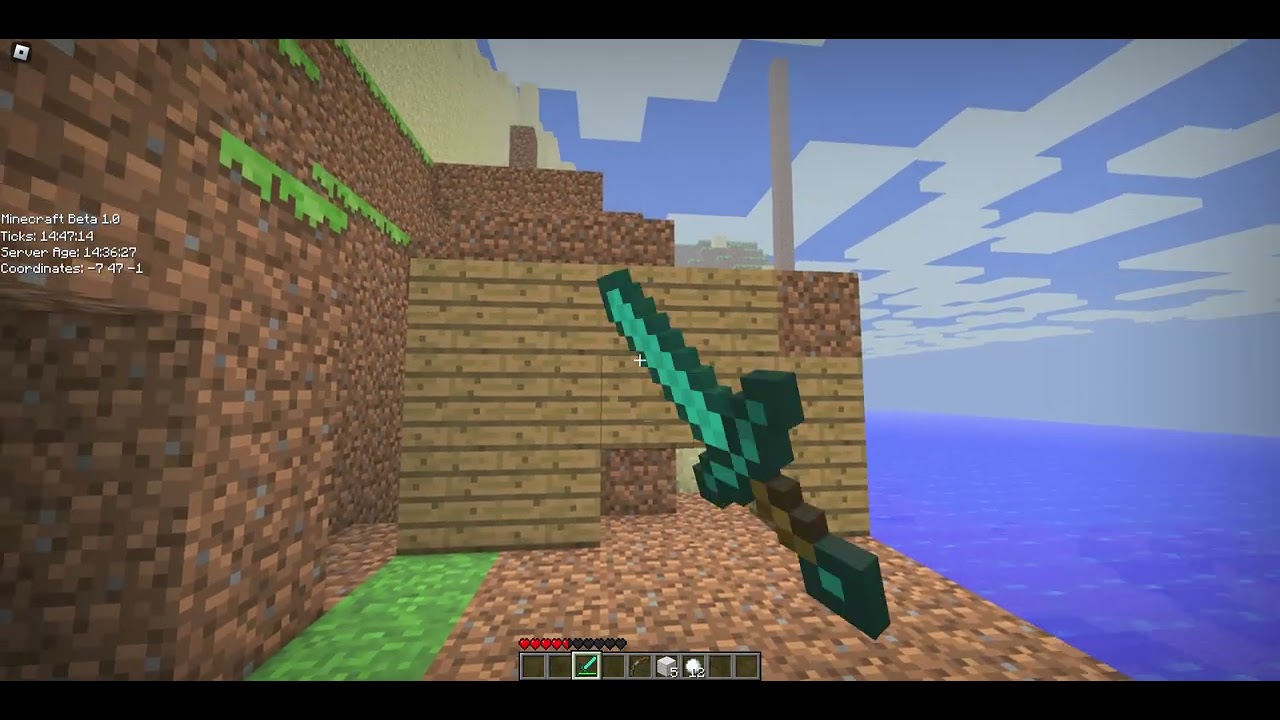 Roblox minecraft beta 1 0 part 1