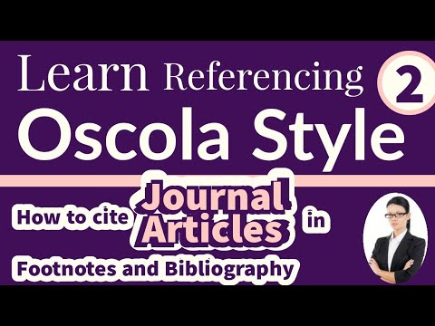How to cite Journal Articles in Oscola Style Referencing | Oscola Guide Part 2 | UK LLM, UK LLB