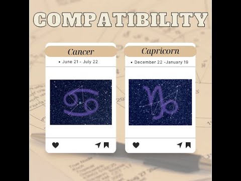 Cancer and Capricorn Compatibility: Can They Overcome Their Differences?