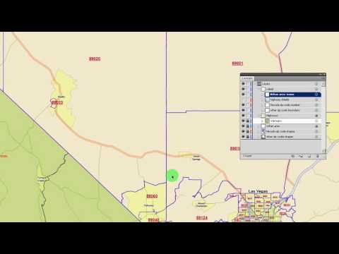 Nevada zip code map (HD video)