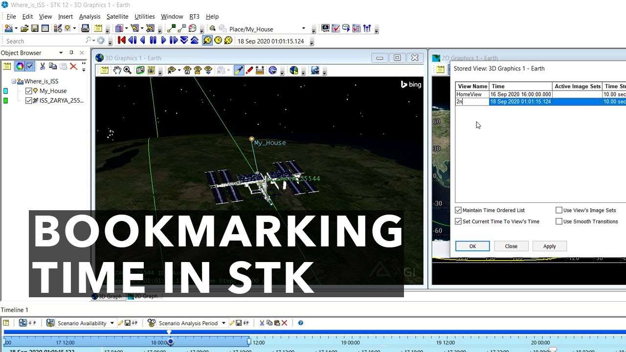 Bookmarking time in STK - AGI Geeks 39