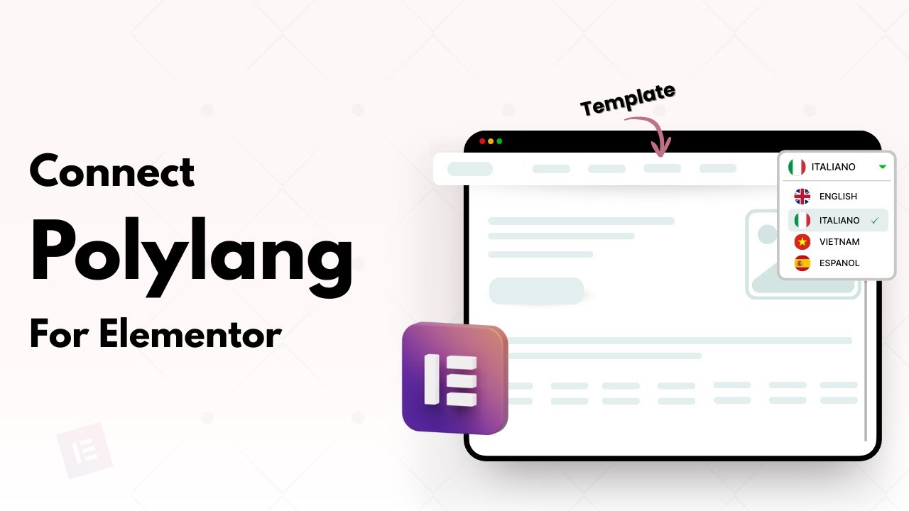 Add Language Switcher in Elementor & Fix Template Translation (Polylang)