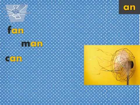 3-letter Spelling words ending with "an" - part 1