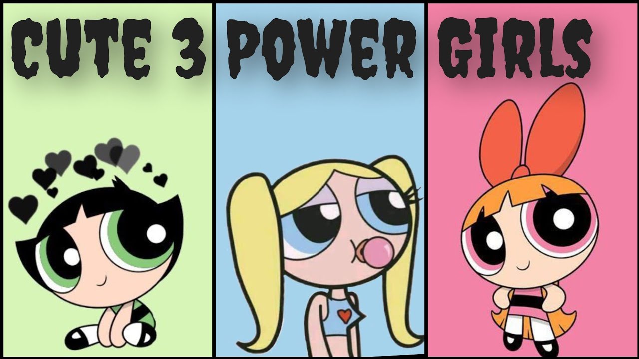 Cute 3 Powerpuff Girls Wallpapers Looking#shorts