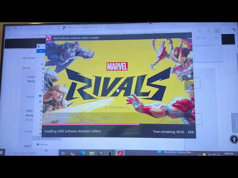 Installing 9800x3D without a GPU, you will need to install drivers