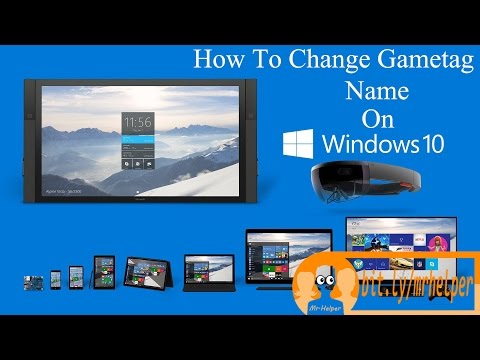 Change your Xbox Gamertag Name on Windows 10