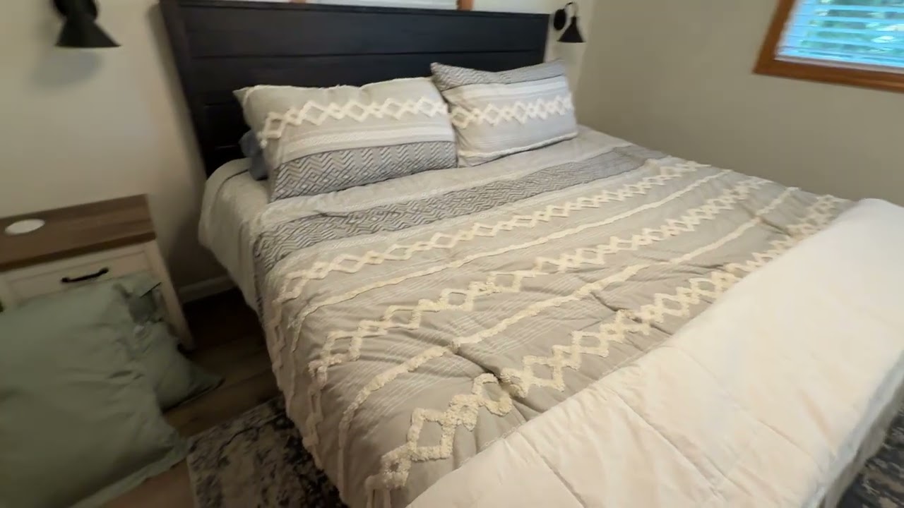 Hyde Lane Farmhouse Bedding Comforter Sets - how this looks in the bedroom