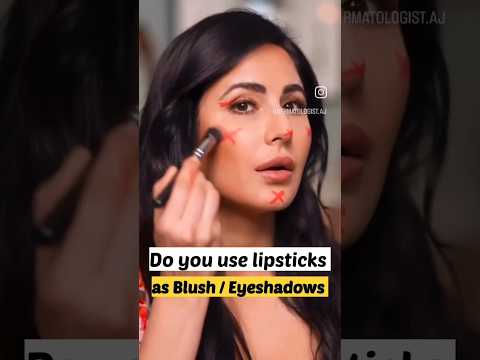 Do you use lipstick as eyeshadow or blush #lipstick #blush #lipstickblush #eyeshadow #eyemakeup