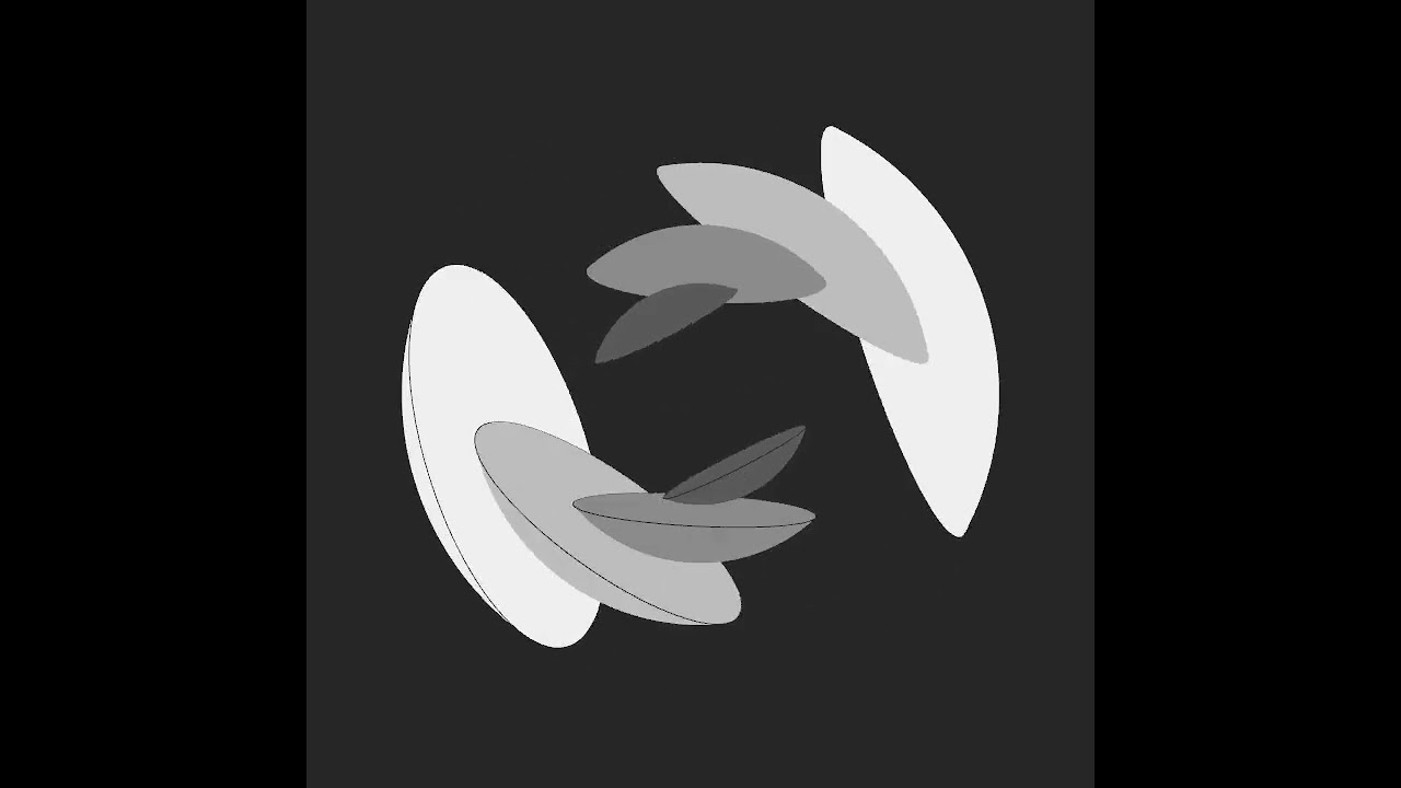 Twin spherical. #openframeworks #programming #creativecoding