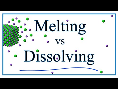 Melting vs. Dissolving (Definitions, Examples, & Explanation)