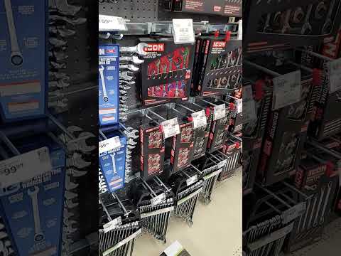 Harbor Freight Parking Lot Sale Wrench Display #harborfreight #tools4life #diy #hardwarestore