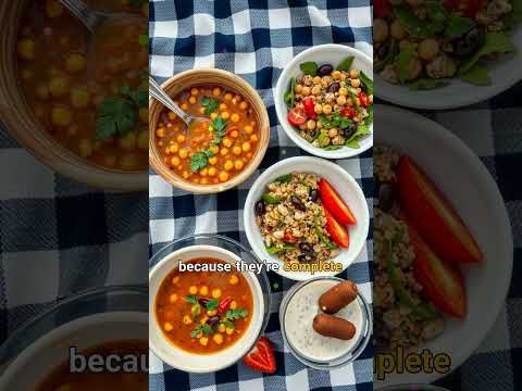 6 most high protein plant based foods