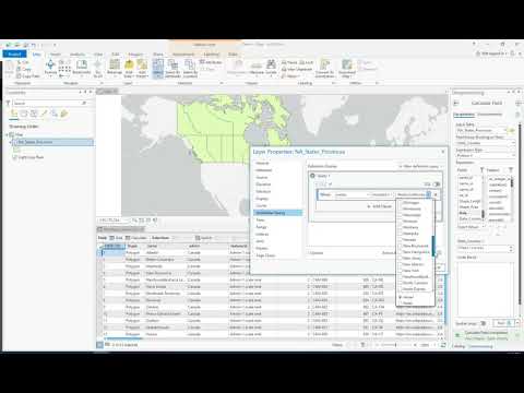 Geography 212: Using definition queries in ArcGIS Pro