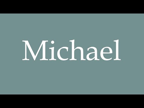 How to pronounce ''Michael'' correctly in French