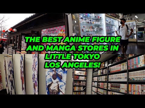 Checking Out THE BEST Anime Figure and Manga Stores in Little Tokyo!