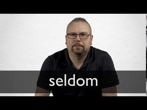 How to pronounce SELDOM in British English