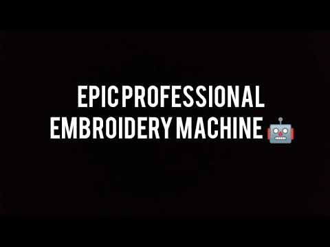 { EPIC SPORTS PROFESSIONAL EMBROIDERY MACHINE CUSTOMIZE LOGO.. UNIT-1 }