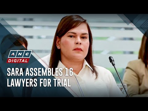 16 lawyers to defend VP Sara in impeachment; House prosecution names Bucoy as spox | ANC