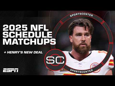 2025 NFL SCHEDULE MATCHUPS ???? + Derrick Henry's new deal ???? | SportsCenter