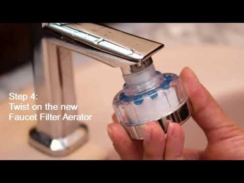How to install the Faucet Filter Aerator