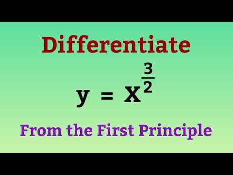 Differentiation From the First Principle Video Lecture - Crash Course ...