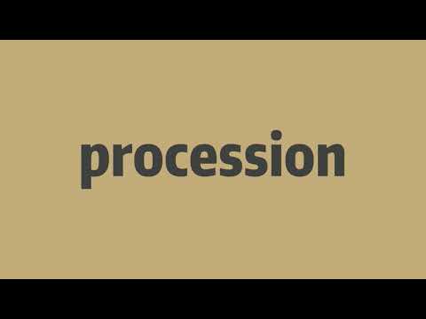 How to pronounce procession -Elin's english