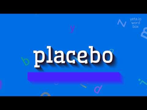 How to say "placebo"! (High Quality Voices)