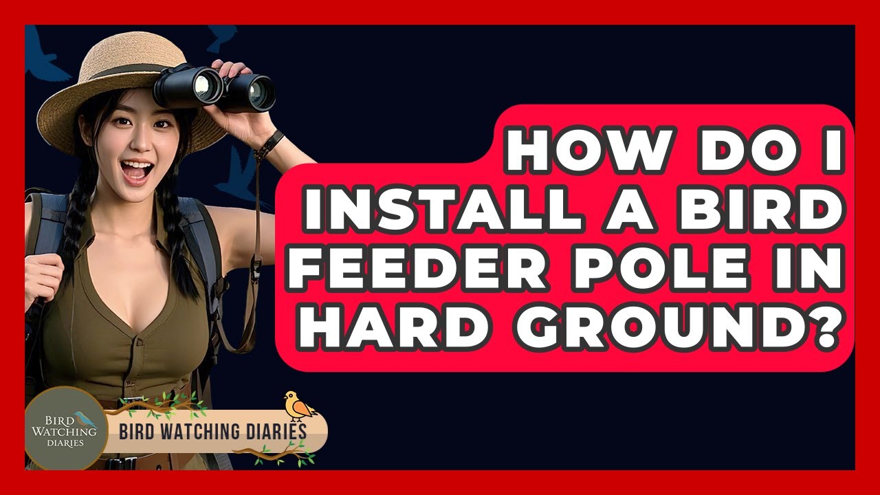 How Do I Install A Bird Feeder Pole In Hard Ground? - Bird Watching Diaries