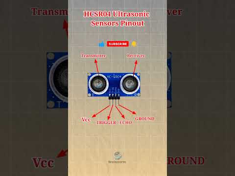 HC-SR04 Ultrasonic Sensor Pinout Explained | DIY Electronics Tutorial #shorts