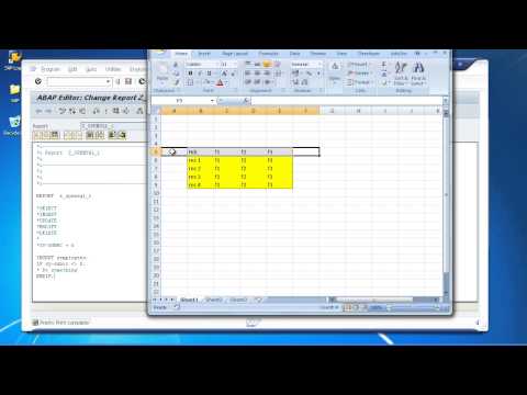 SAP ABAP Training - Modifying Data In A Database Table Using Open SQL ...