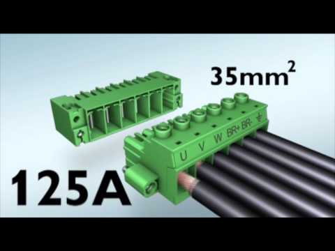 PC 35 pluggable connection solutions for up to 115 Amps