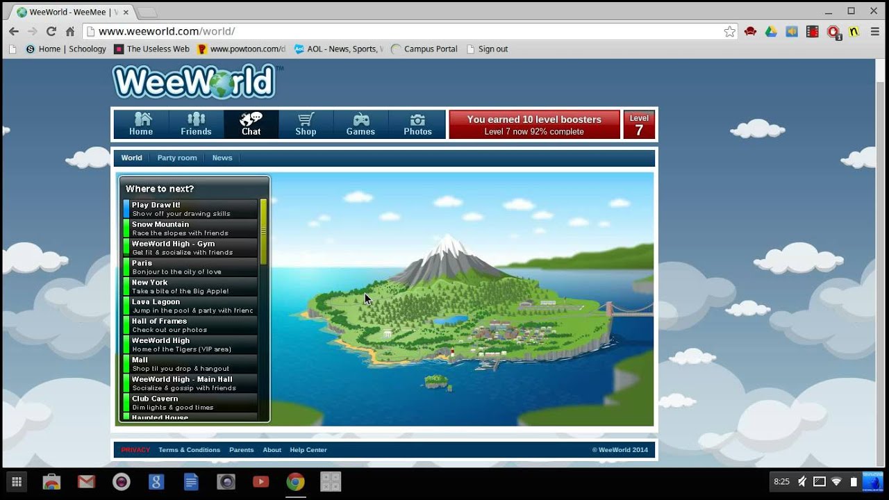 Weeworld Party Room Flying Glitch :D