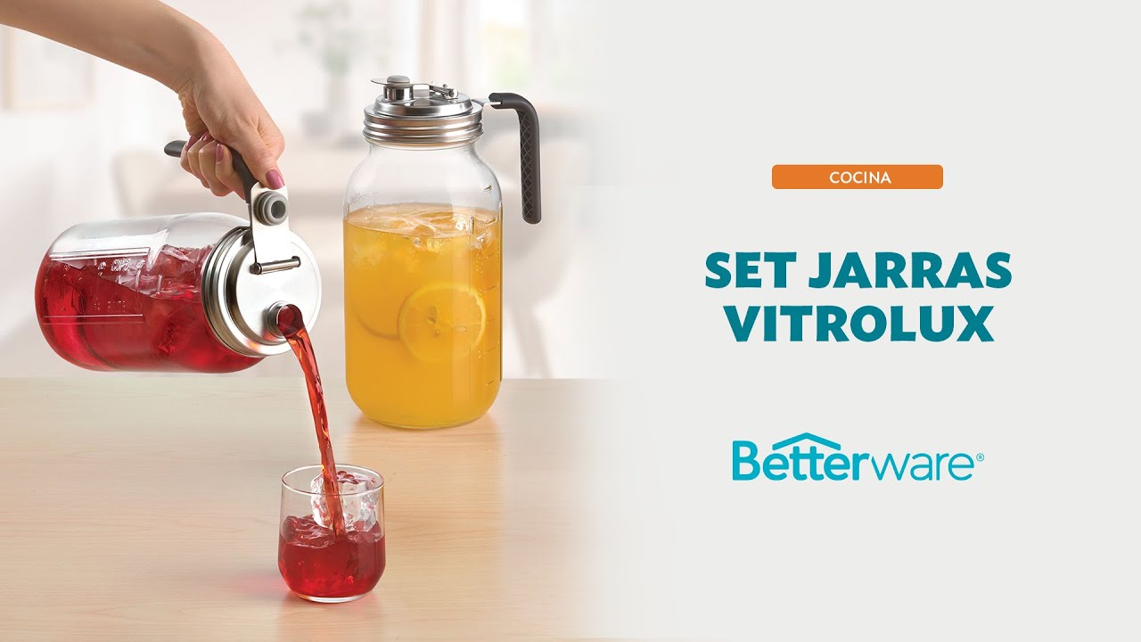 Set Jarras Vitrolux Betterware | Catálogo Septiembre 2025