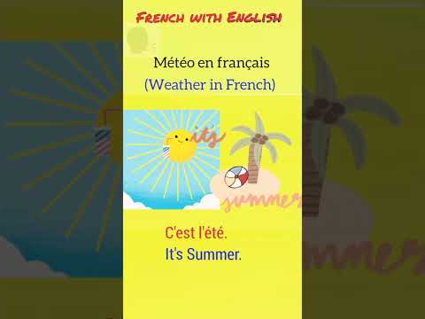 How to express the 4 seasons in French? |weather in French |Météo en français