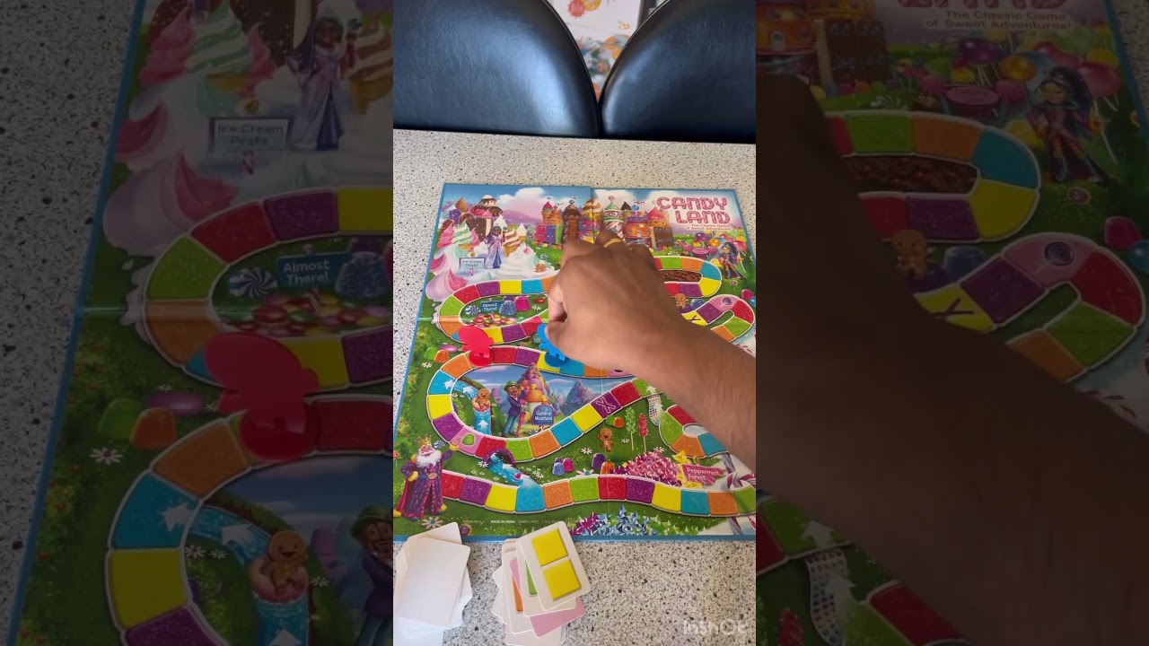 We played candyland board game #game 🍭 #canndy 🍭