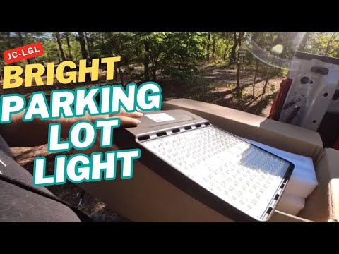 Unboxing & First Look: 300W JC-LGL Parking Lot Light – Ultra-Bright Power Reveal!