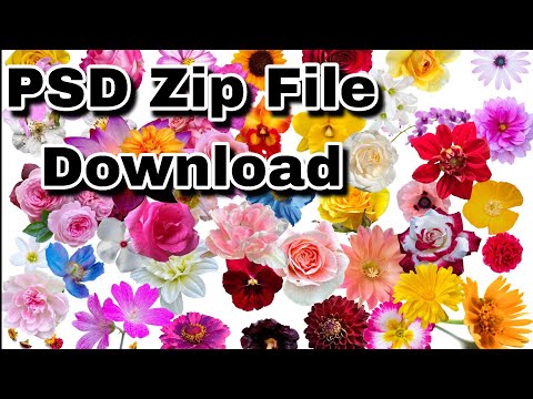 How To Make Png In Photoshop 2023 | Photoshop Flower Psd File Free Download
