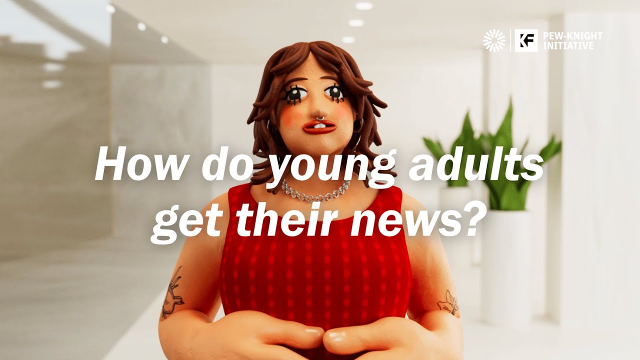 How do young adults get their news?
