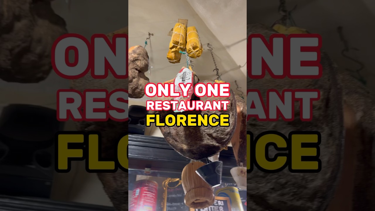 The only restaurant to eat at in Florence #florenceitaly #florencefood #florencetravel