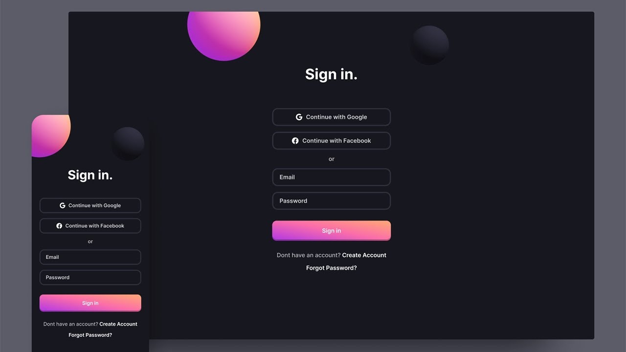 Build a Fully Responsive Modern Login UI with Flutter