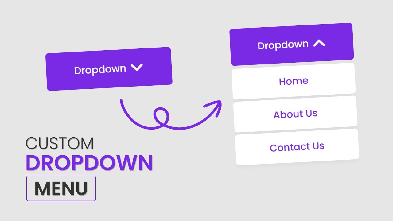 CSS Dropdown Menu From Scratch | Dropdown Menu Html Css