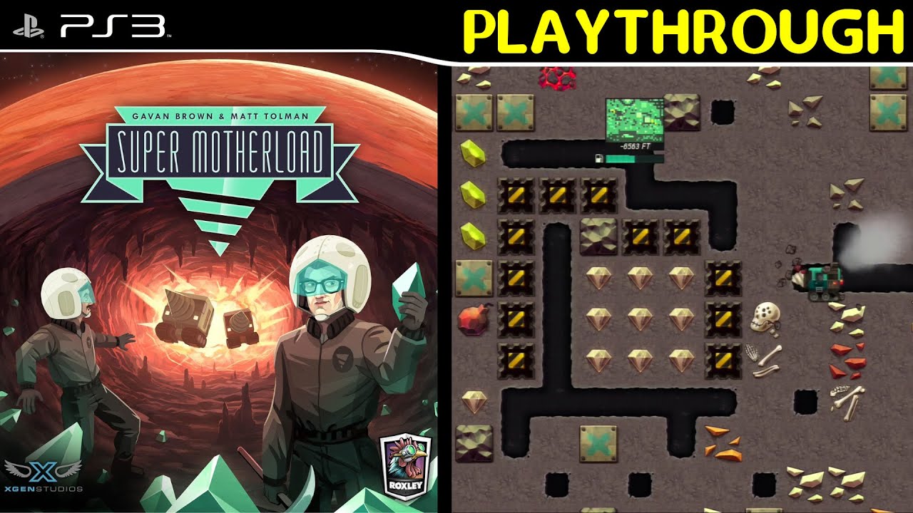 Super Motherload (PS3) - Playthrough - (1080p, original console) - No Commentary