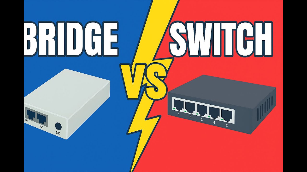 Bridge vs Switch | Difference Between Bridge and Switch in Networking | Brainleague Learning